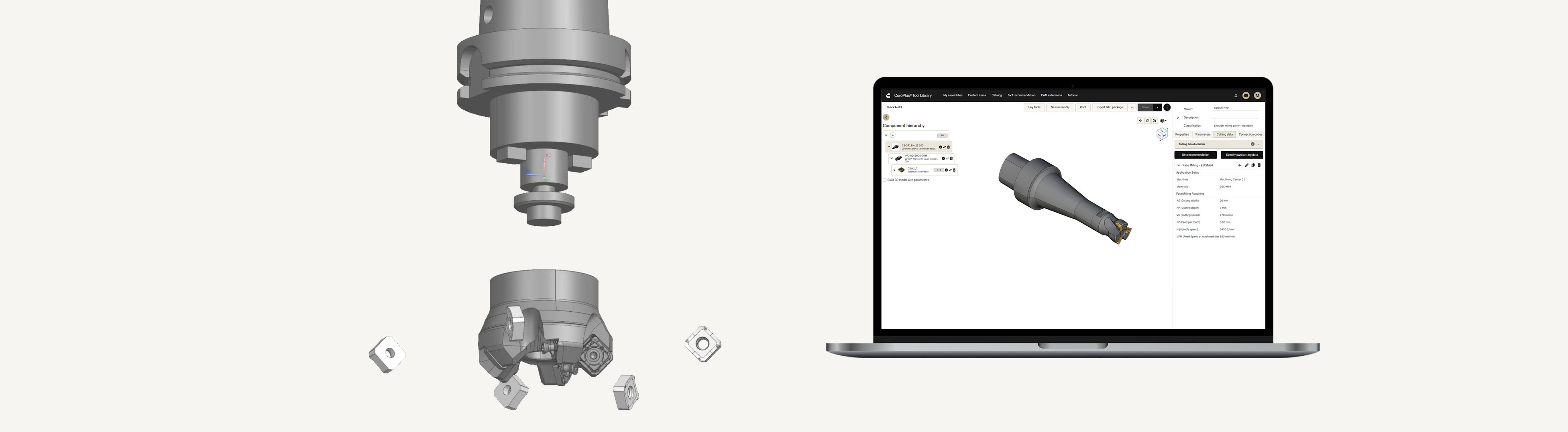 Cutting tool assembly creation and management software